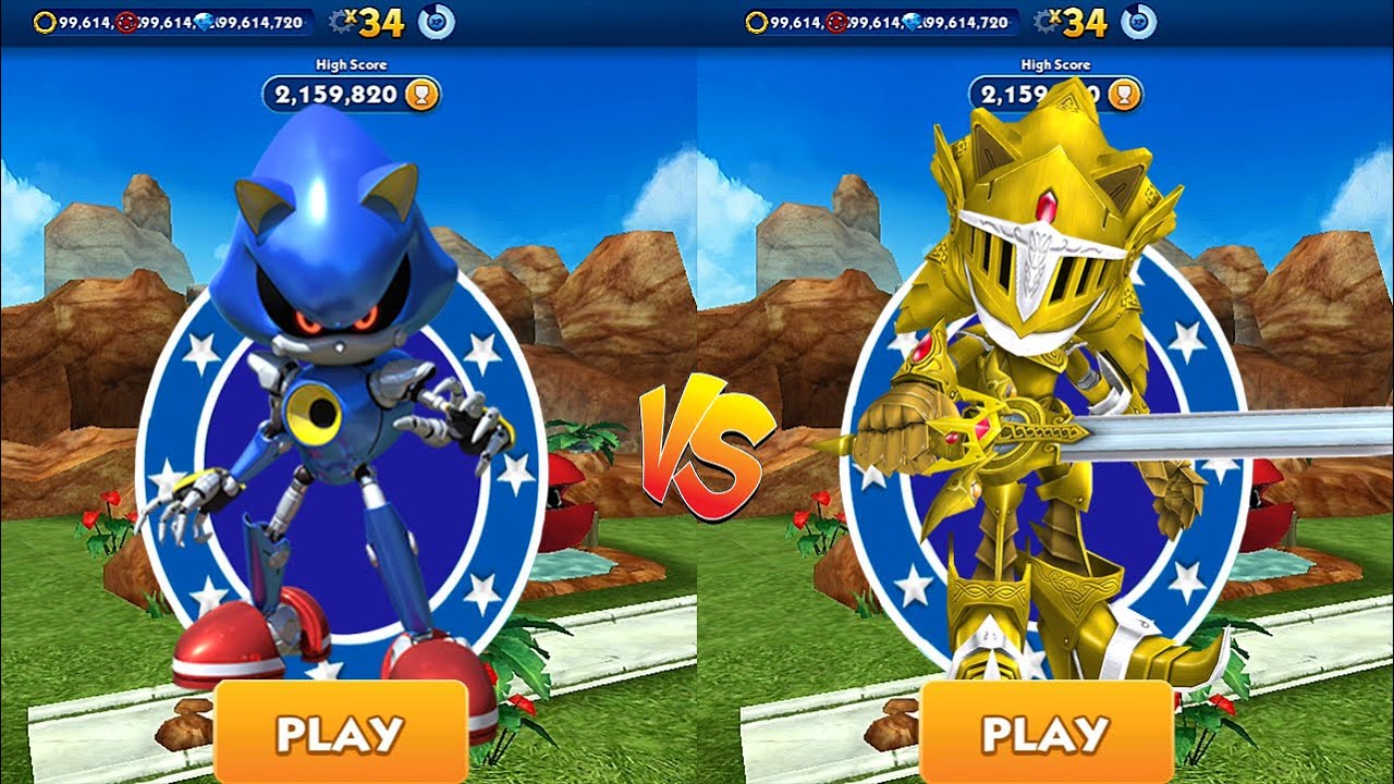 Sonic Dash - Metal Sonic & Boss Battle Eggman VS Excalibur Sonic Vs ...