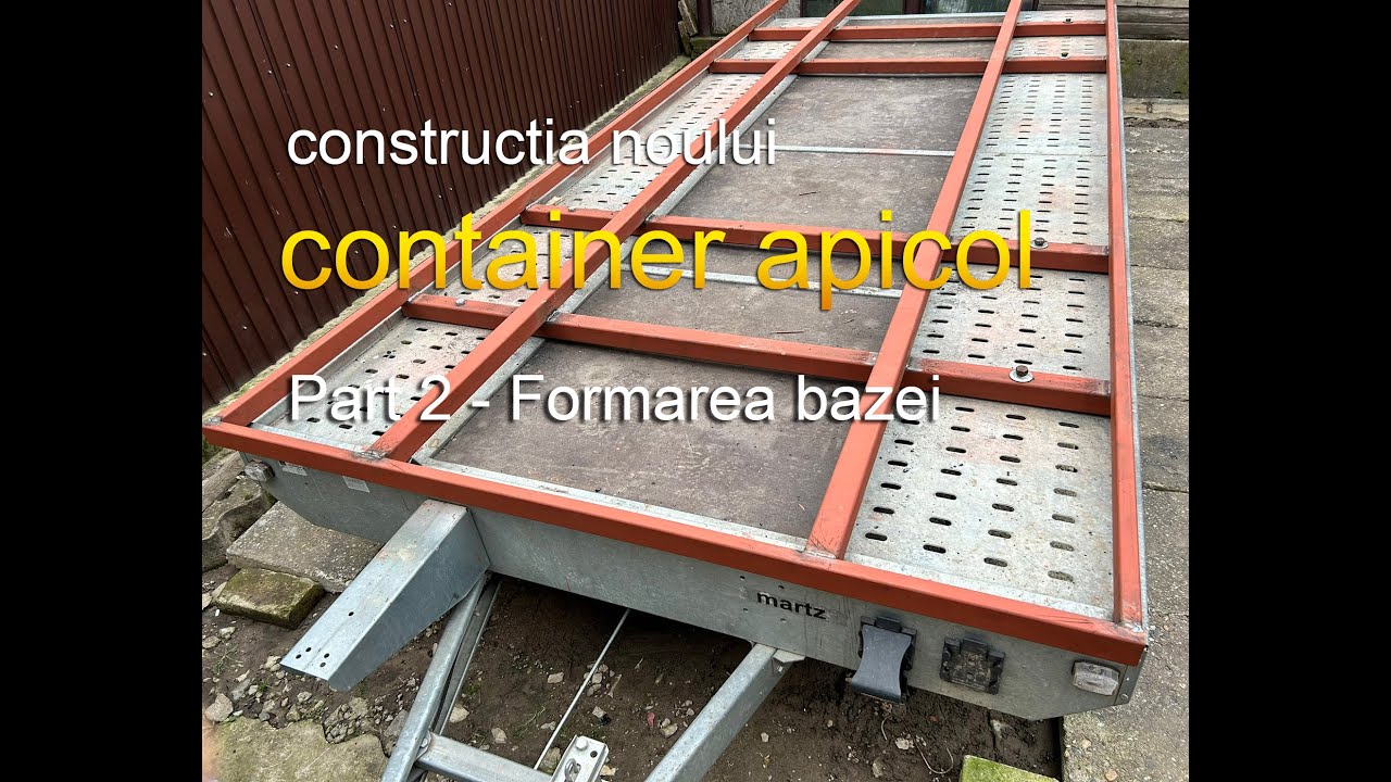 Constructia noului container apicol - part 2 - YouTube