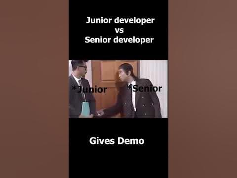 Senior Programmer vs Junior programmer #shorts - YouTube