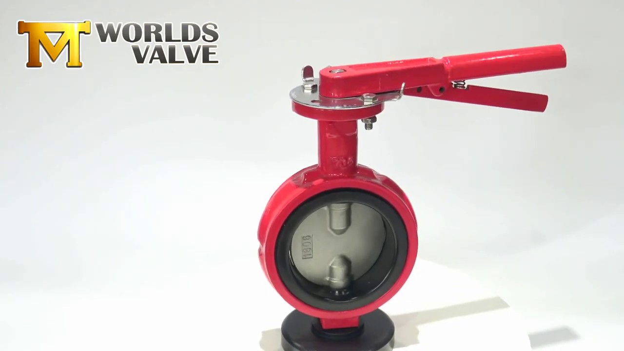 TWO PIECES STEM DISC industrial BUTTERFLY VALVE,PINLESS BUTTERFLY VALVE ...