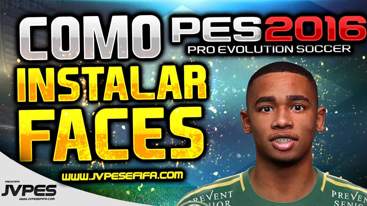 TUTORIAL DE COMO INSTALAR FACES PES - YouTube