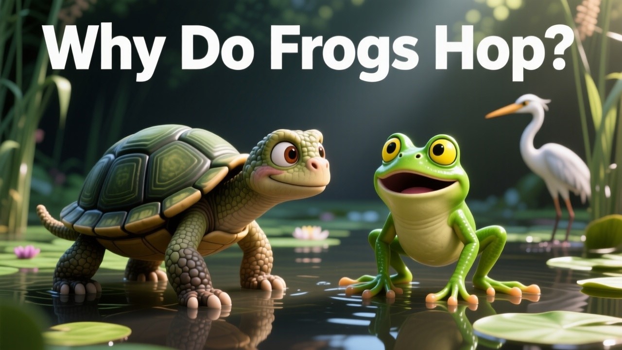 New Story tell "Why Do Frogs Hop" Kid Story Book Read Alone Learn ABC ...