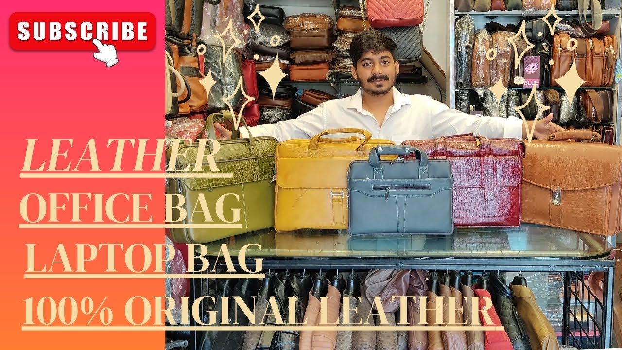 PERFECT OFFICE BAG FOR MEN/BEST LAPTOP BAG FOR OFFICE/DHARAVI LEATHER ...