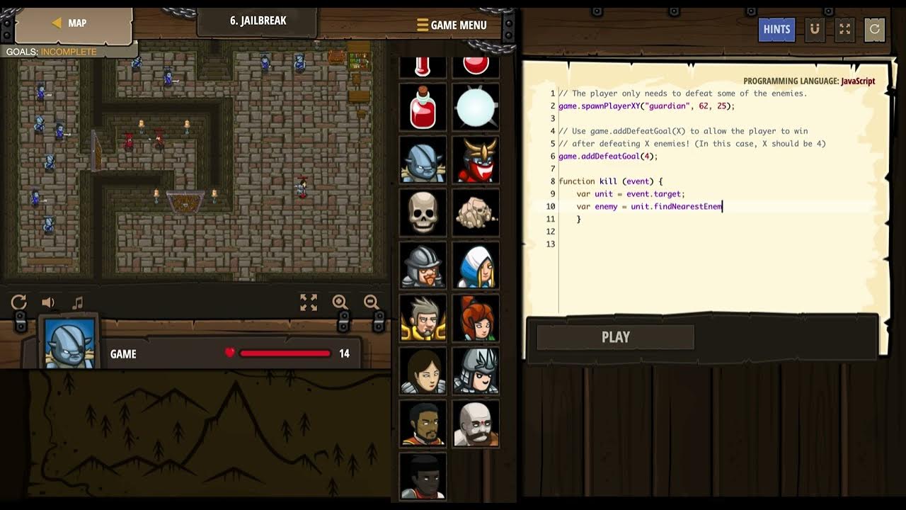 CodeCombat - Jailbreak - JavaScript - YouTube