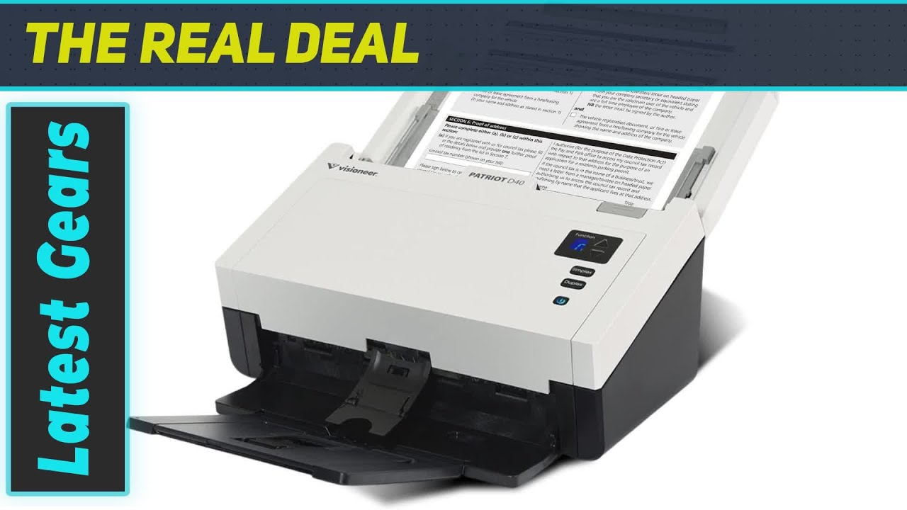 Visioneer Patriot D40 Duplex Scanner: Best High-Speed Document Scanner ...