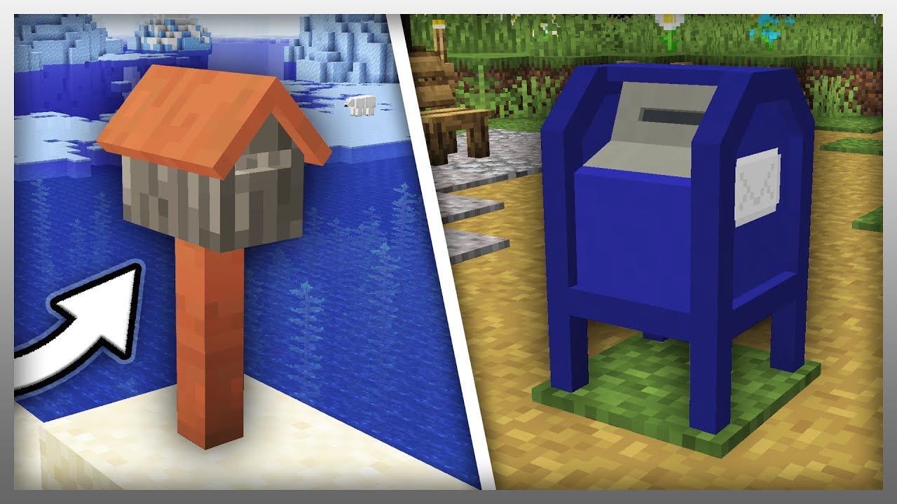 ️ NEW Mail System in Minecraft! (Furniture Mod Update) - YouTube