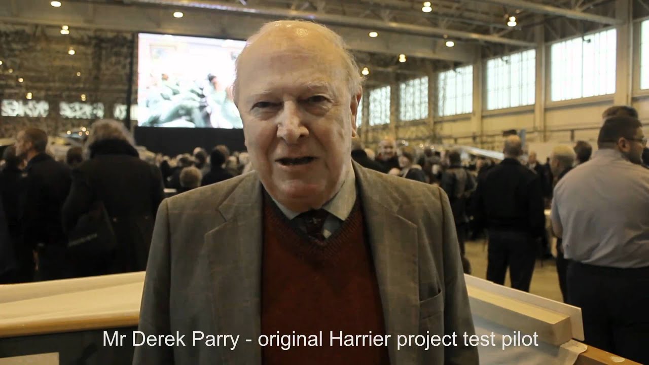 Derek Parry - Harrier Test Pilot - YouTube
