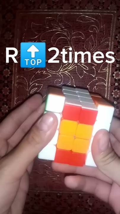how to make pattern on 4x4 Rubix cube #trending #cubers #puzzle #viral #speedcuber #rubixcube ...