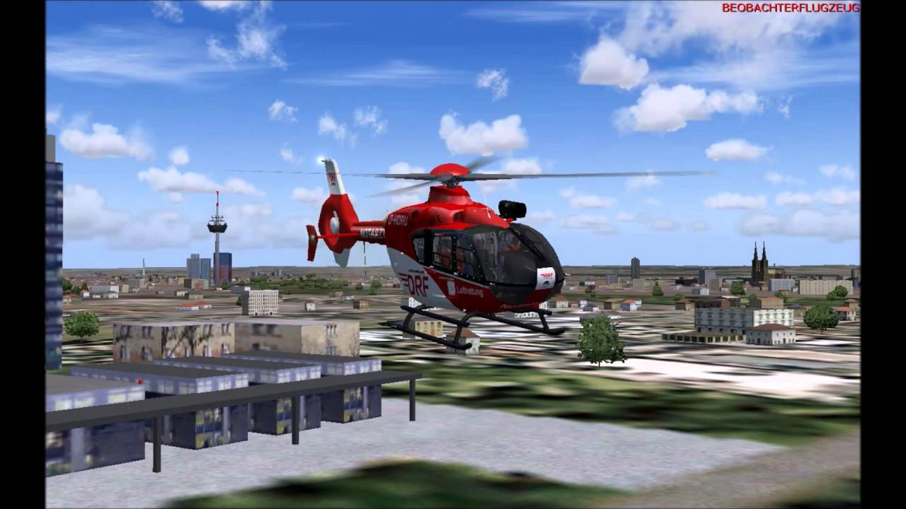 EC135 Start #1 Start von Uniklinik Köln - YouTube