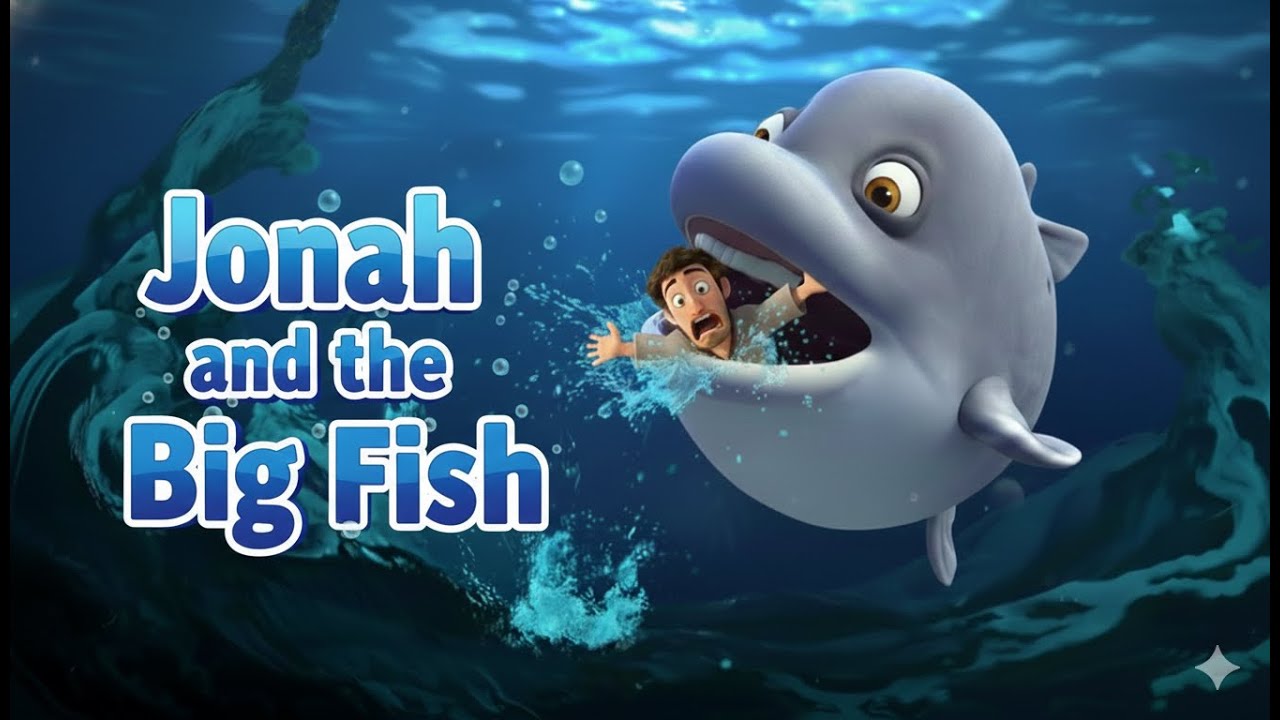 Jonah and the Big Fish Song for Kids | Bible Story Cartoon | Christian ...