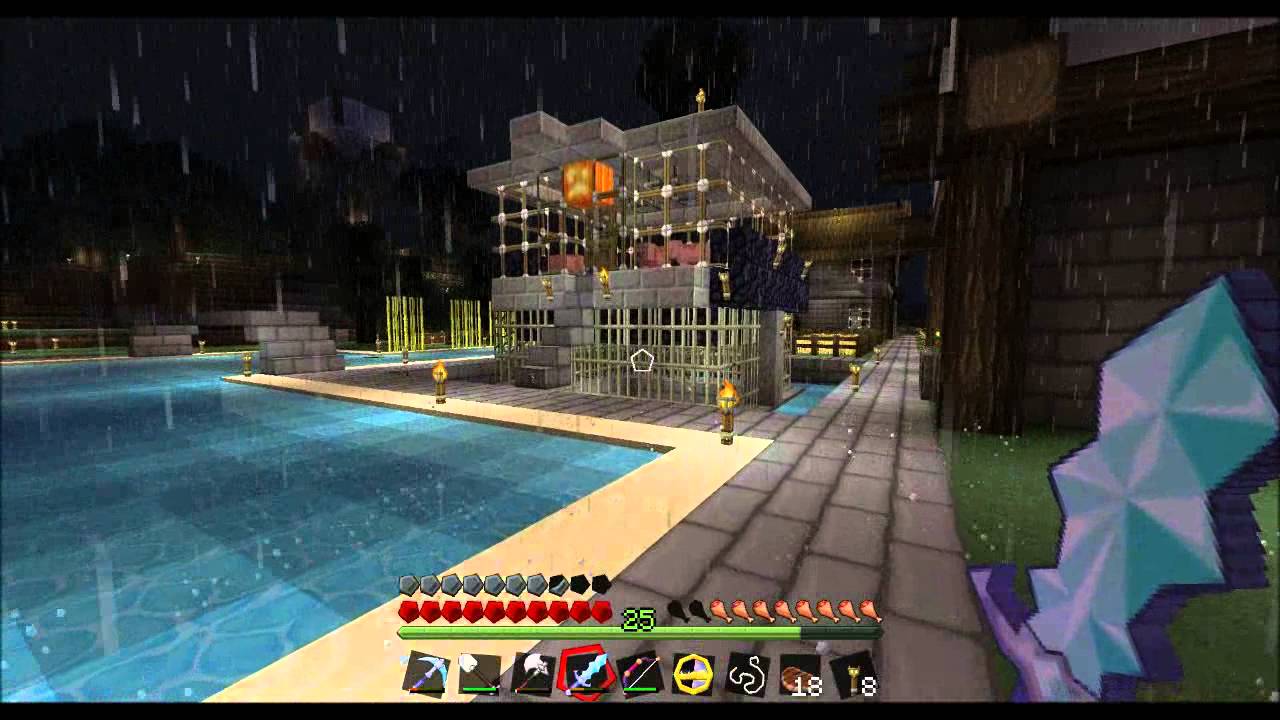 minecraft : l'orage de l'horreur a koreus city - YouTube