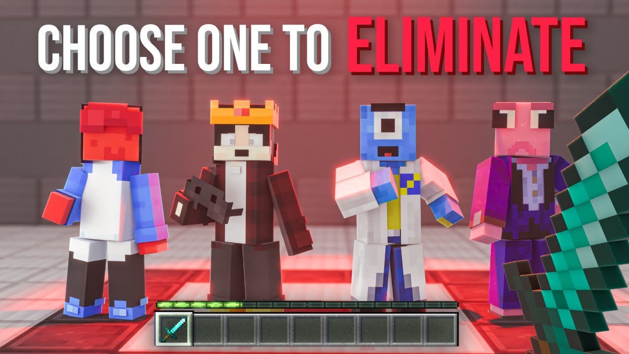 100 YouTubers Survive Minecraft Social Experiments - YouTube