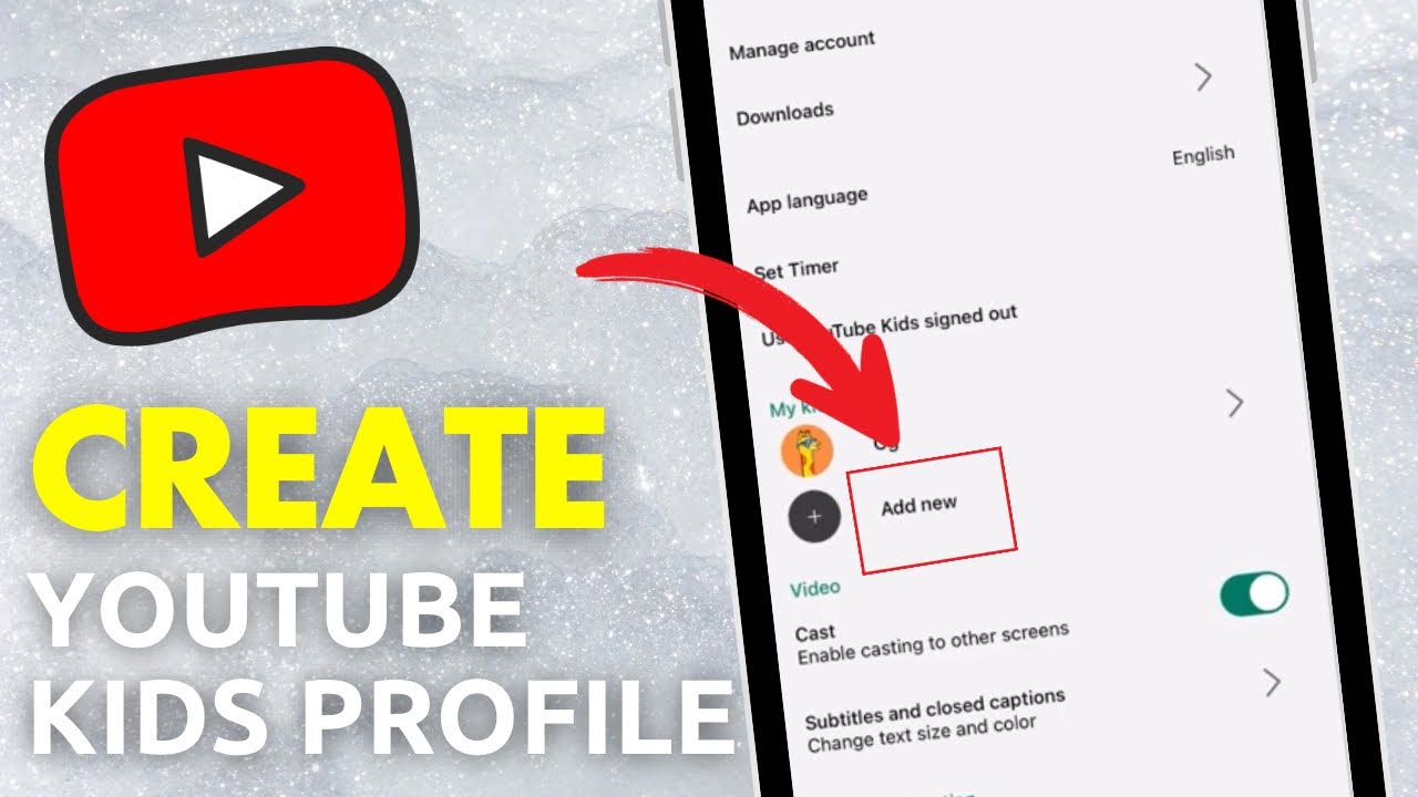 How To Create YouTube Kids Profile - YouTube