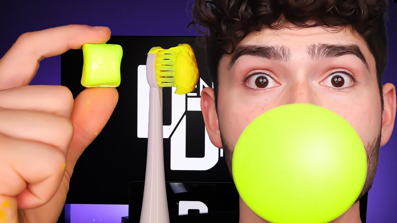 DIY Glow in The Dark Bubble Gum !! - YouTube