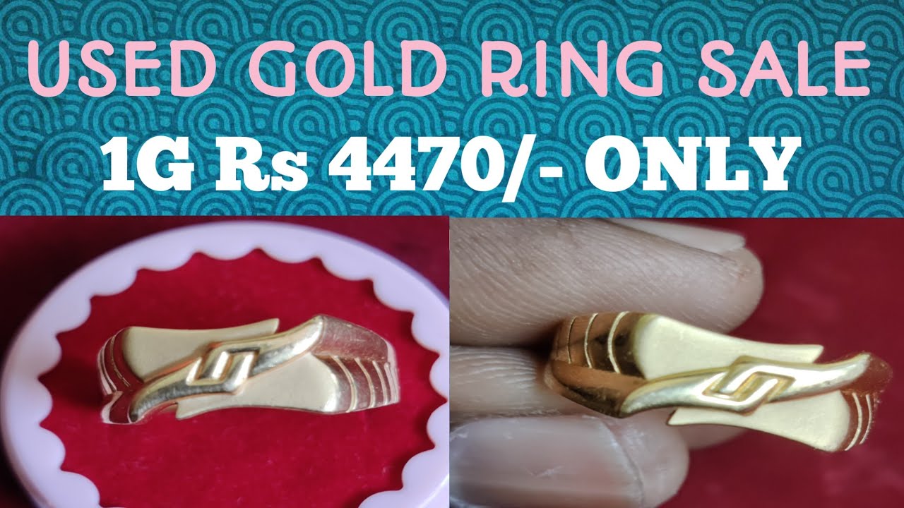 Used gold ring for sale|old gold only gold price no wastage and making ...