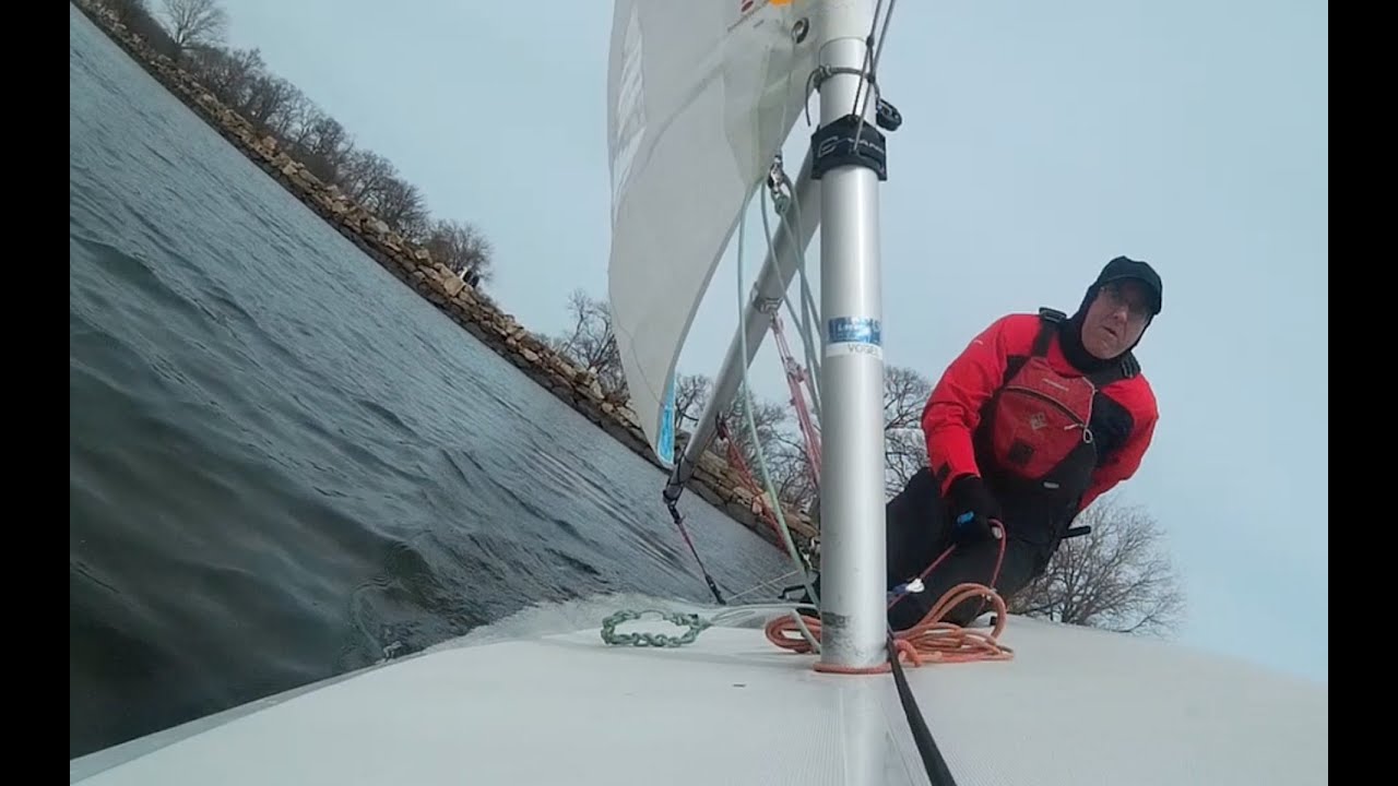 Practice tacking sequence: HYC Lasers FW8 2023-03-12 - YouTube