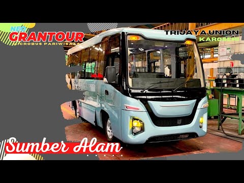 Neo Grantour !!! Microbus Jumbo Sumber Alam By Karoseri Trijaya Union - YouTube