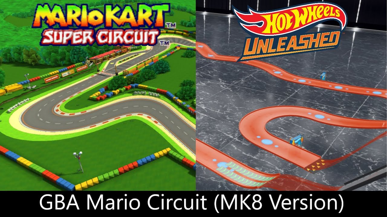 GBA Mario Circuit remade in Hot Wheels Unleashed - YouTube