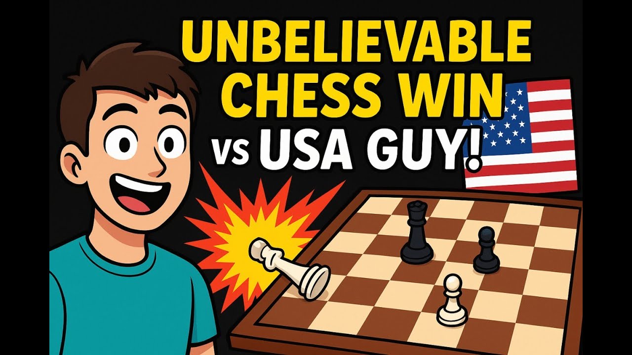 My First Chess Game with a USA Player | Unbelievable Win! 🏆♟️ - YouTube