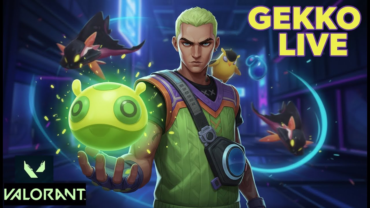 GEKKO Utility in Ranked LIVE 🔴 | Gameplay : Valorant Live #valorant # ...
