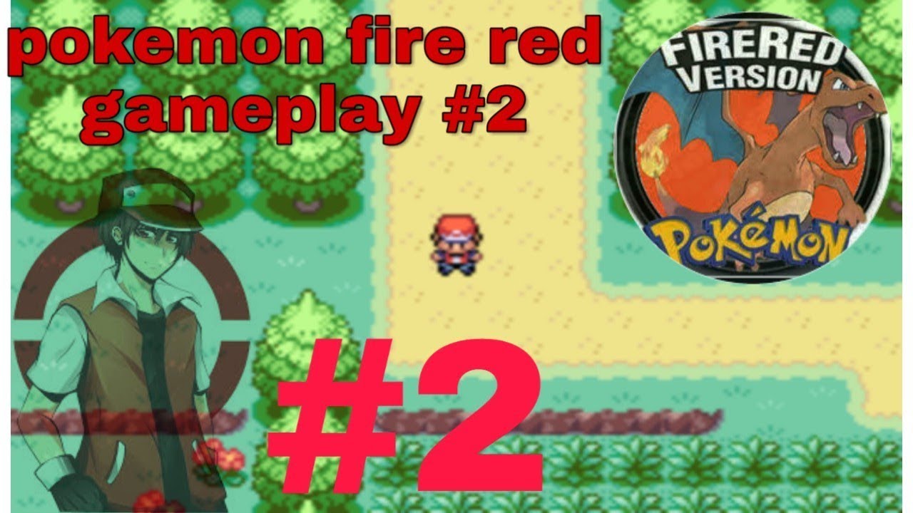 Pokemon fire red gameplay #2:I got pokedex and pokeballs - YouTube