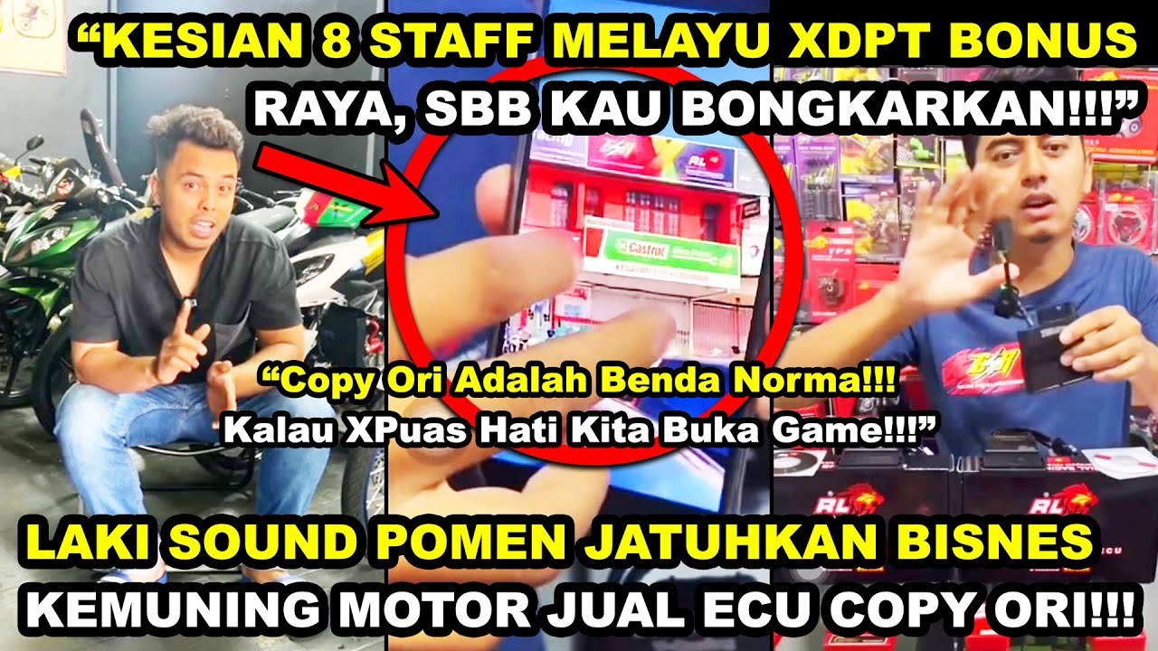 LAKl SOUND POMEN JATUHKAN BISNES KEMUNING MOTOR JUAL ECU COPY ORI "KAU ...
