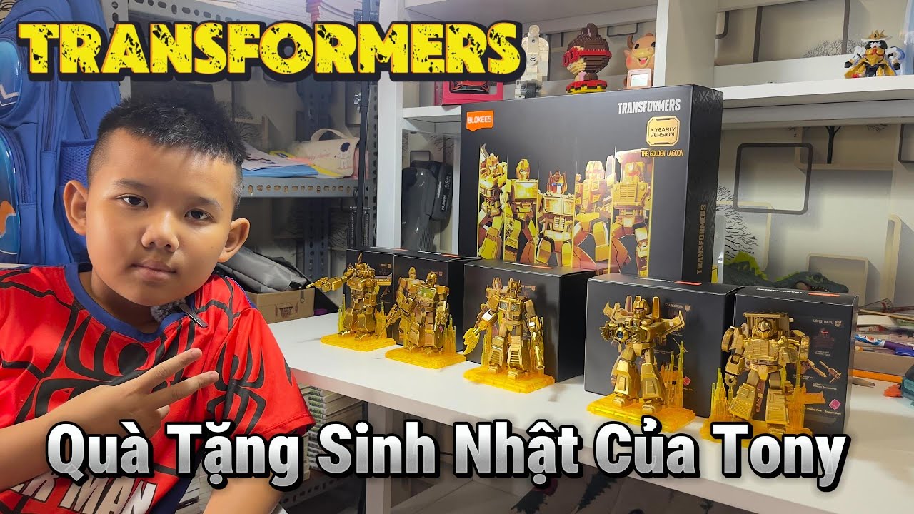 Quà sinh nhật của Tony Transformers Phiên bản Golden Lagoon # ...