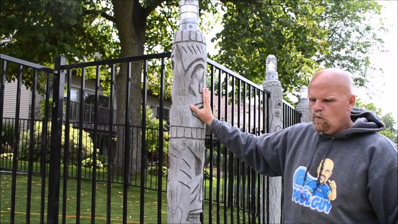 Ask the Pool Guy: Tiki Carvings for Fence Posts {Legendary Escapes ...