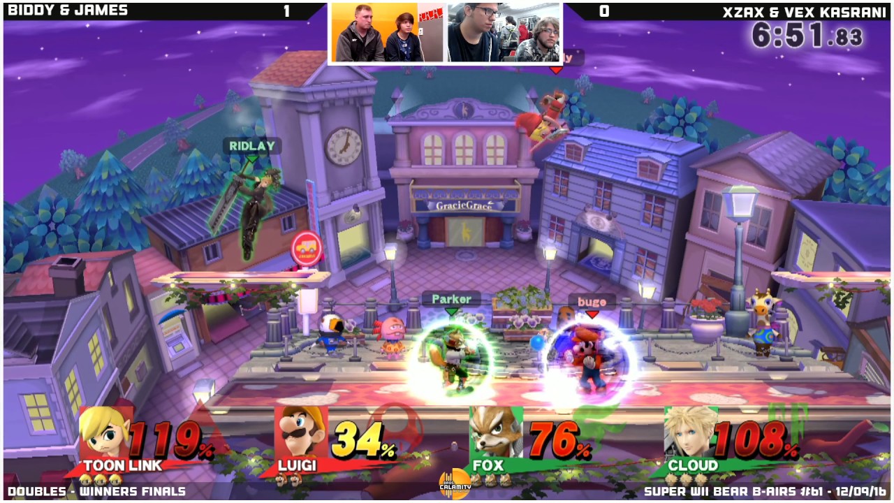 WBB #61 Biddy & James vs Vex & Xzax Winners Finals Smash 4 Doubles ...