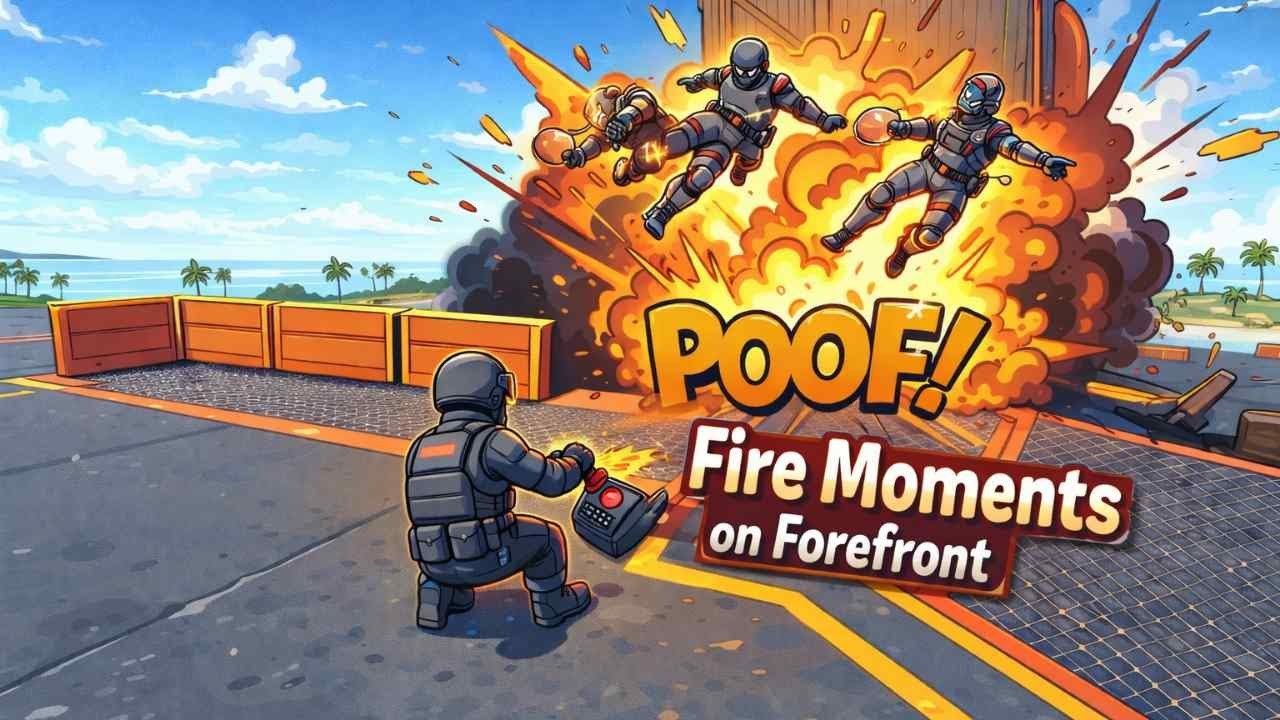 Fire Moments In BattleField VR : Forefront - YouTube
