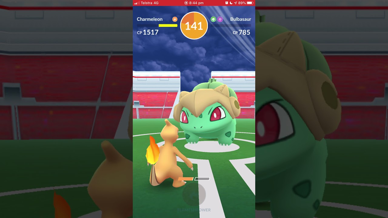 Pokémon Go - Level 1 Raid - Bulbasaur with a hat - YouTube