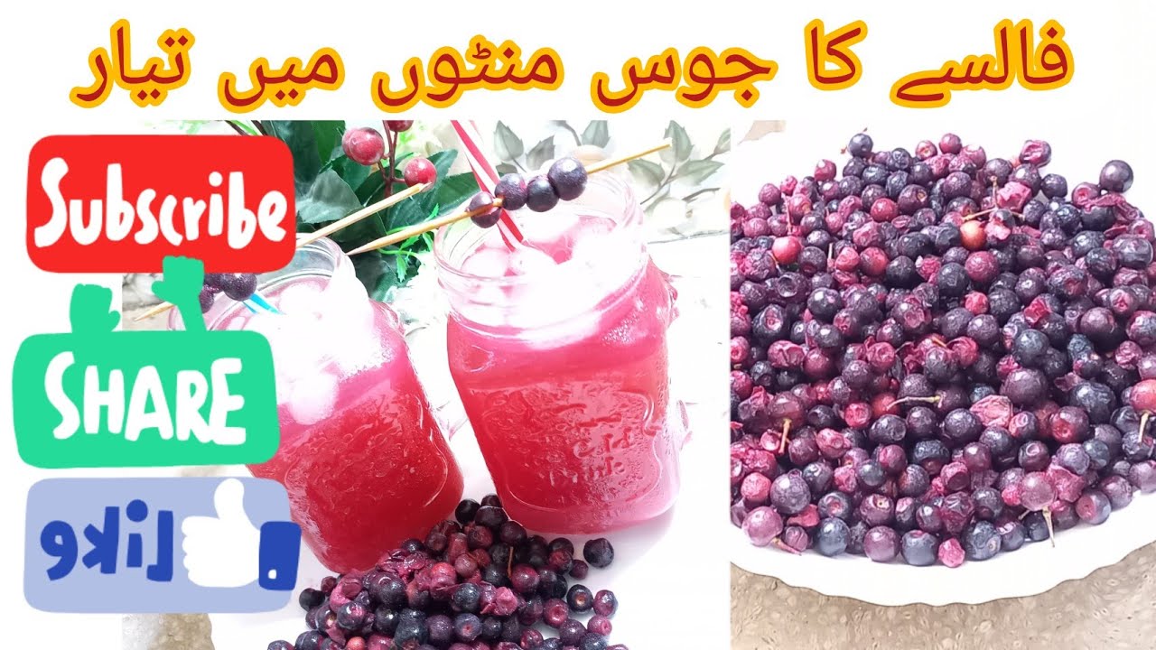 Falsa Juice Recipe|Phalsa(Falsa)ka Sharbat Recipe|By Welcome LahoreFood ...