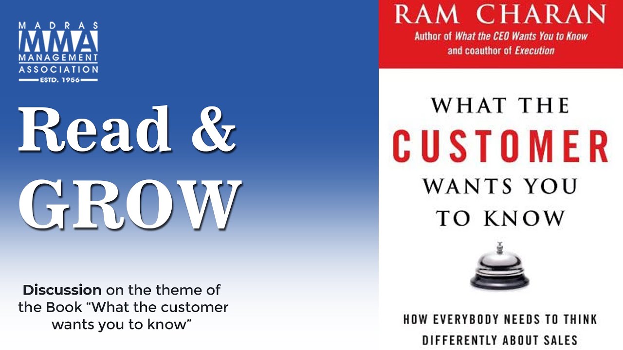 Read and Grow with "What the customer wants you to know" - YouTube