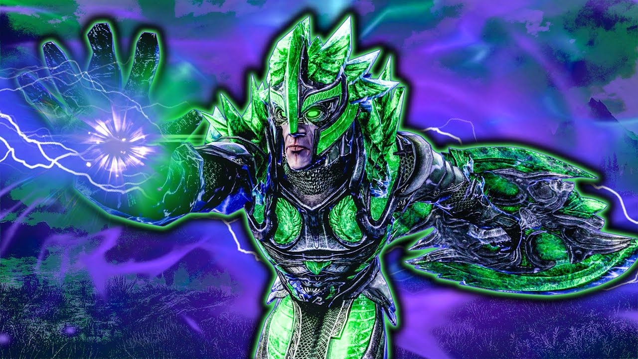Skyrim SE Builds - The Crystal Mage - Modded Build - YouTube