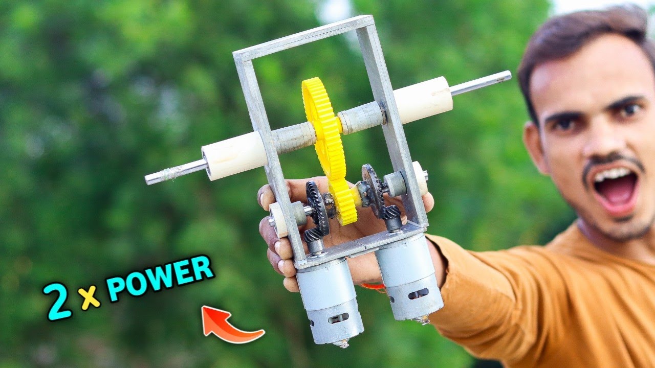 Electric Cycle, Rc Car के लिये बनाये Gear Box || How To Make Gear Box ...