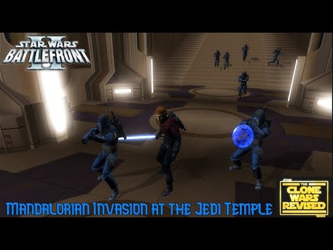 Mandalorian Invasion at the Jedi Temple! | Battlefront II Clone Wars ...