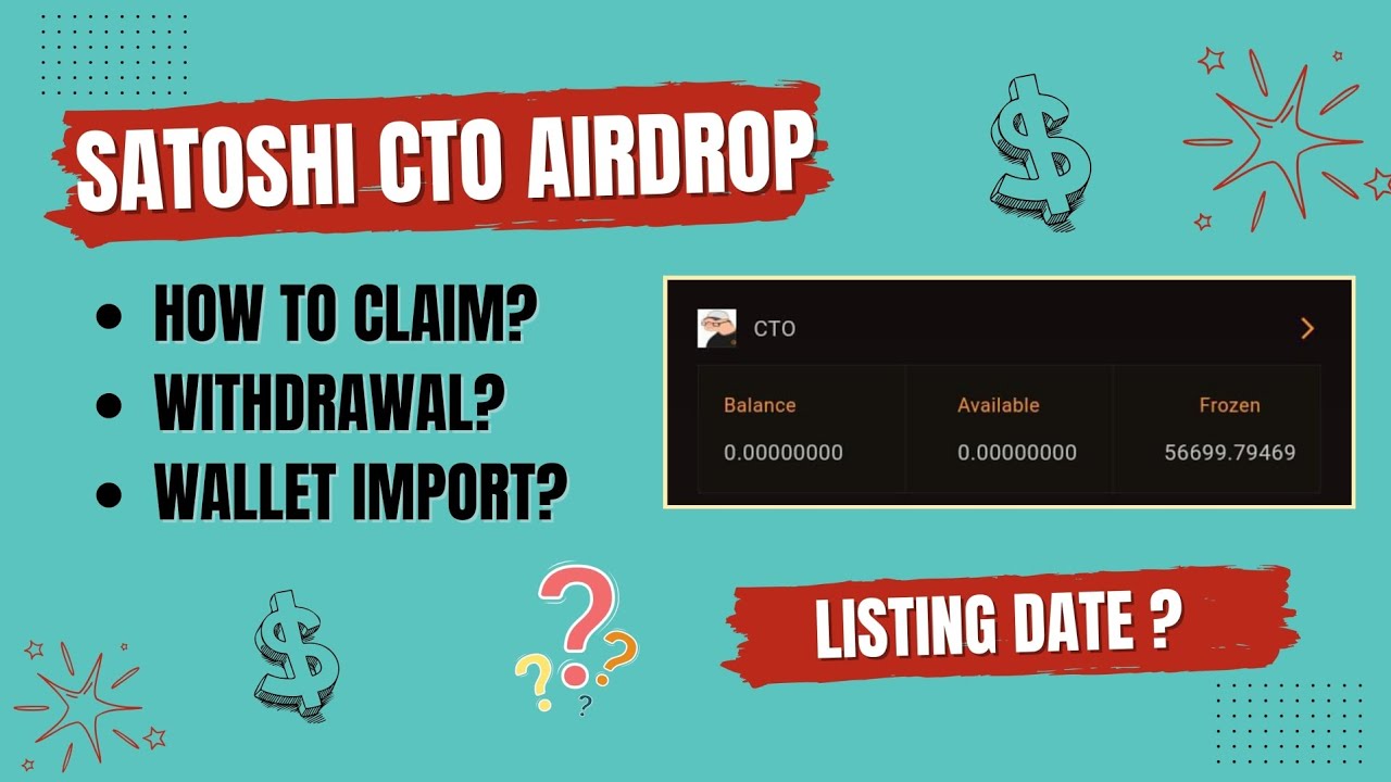 Satoshi CTO coins claim | live withdrawal | listing date - YouTube