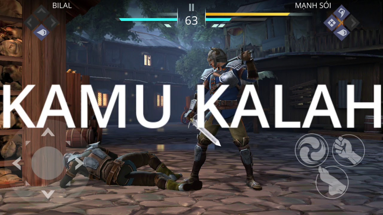 Main shadow fight tiga kali kalah karena baru main - YouTube
