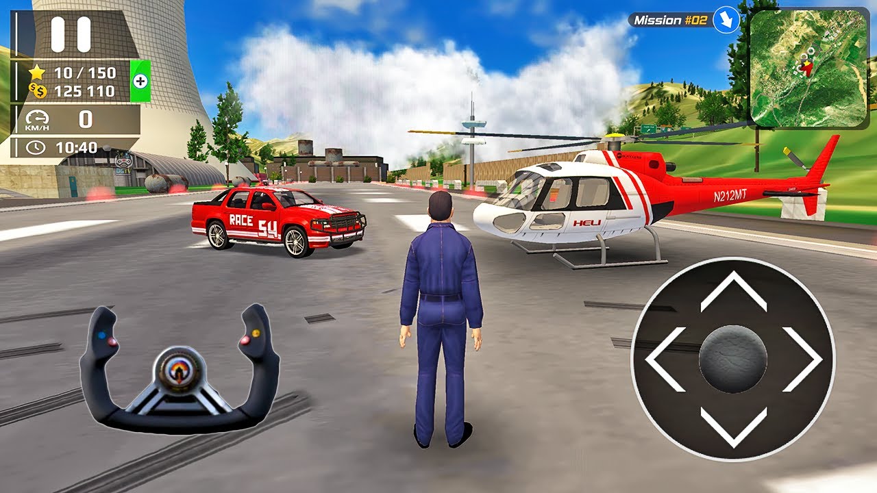 Helicopter Flight Pilot Simulator - Heli License Test Game - Android ...