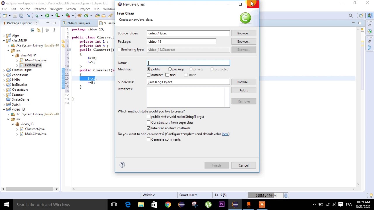 java tuto ep13 : Les constructeurs - YouTube