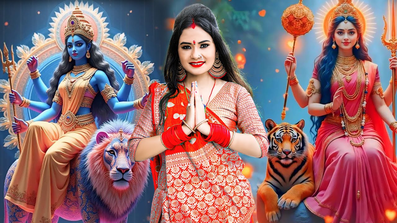 LIVE : नवरात्रि स्पेशल :ॐ जय अम्बे गौरी | Durga Mata Aarti | Om Jai ...