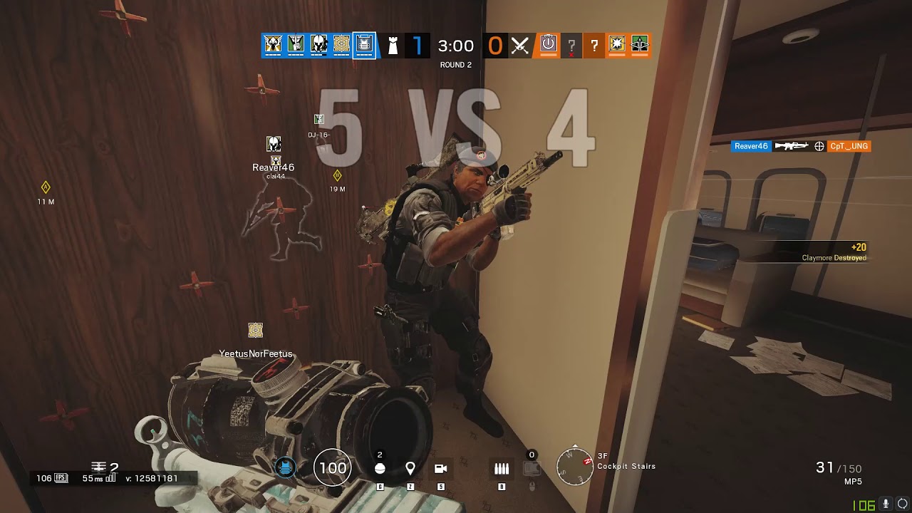 3k Knife as roaming Rook - R6 Siege - YouTube