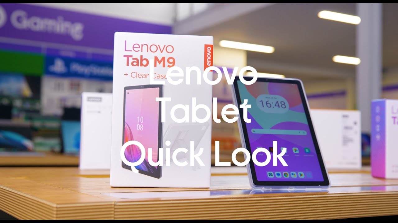 LENOVO Tab M9 9" Tablet with Silicone Case - YouTube