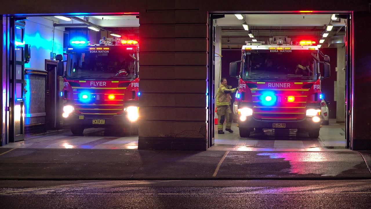 Busy Saturday Night - City of Sydney FRNSW Responding (+ On Scene ...