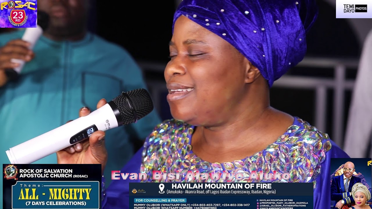 EVANG BISI ALAWIYE ALUKO @ ROSAC AT 23 WITH PASTOR & PROPHETESS MARY ...