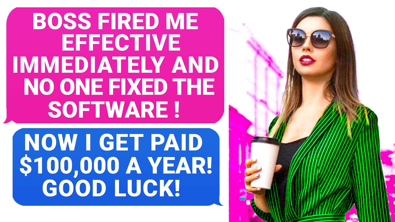 Boss FIRED ME Effective Immediately! No One FIXED The Software! Now I ...