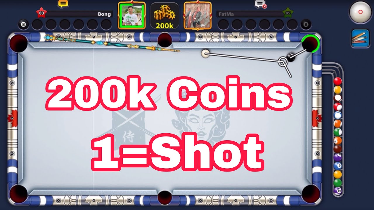 Play 200k Coins 8 Ball Pool Win, 8 Ball Pool Gameplay, DY Gaming - YouTube