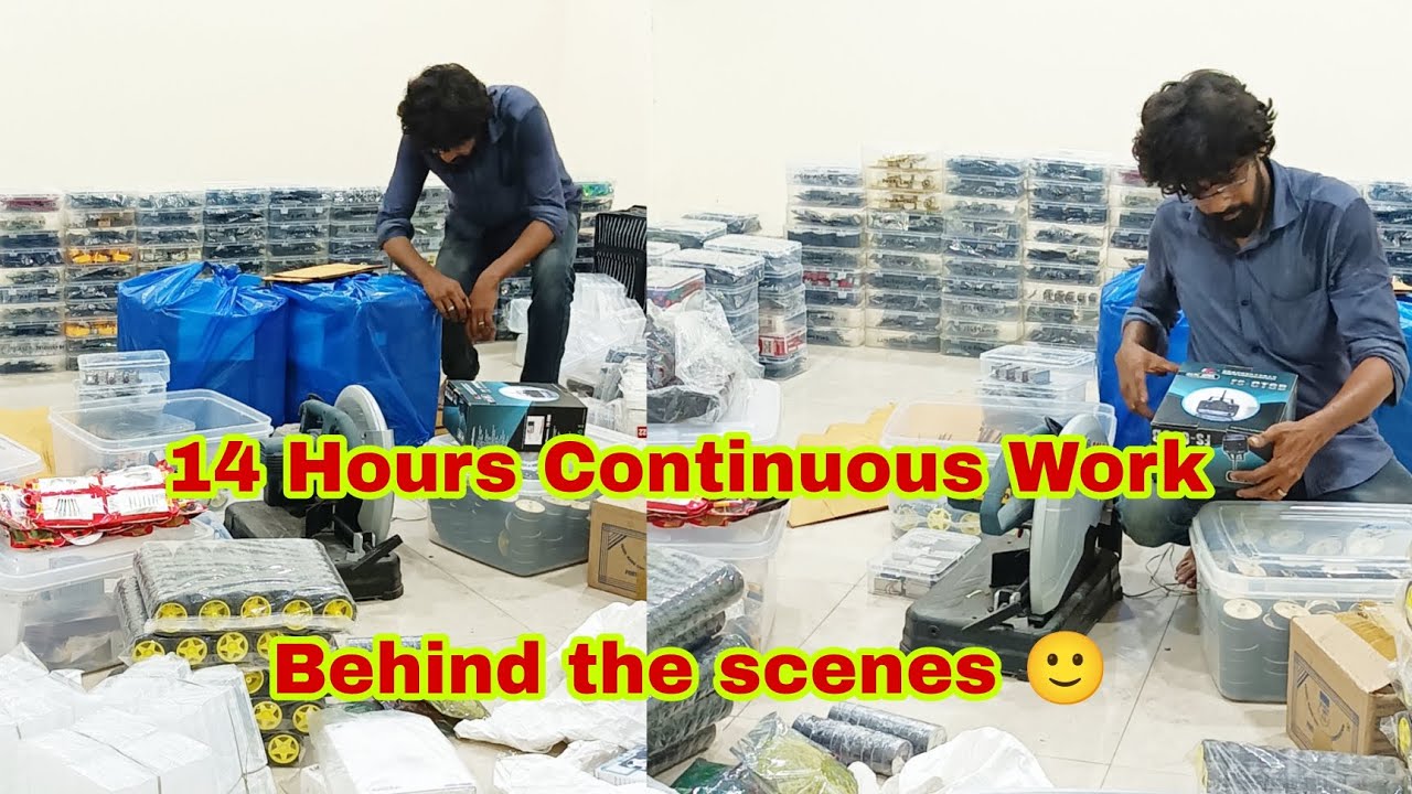 14 Hours Continuous Work | Behind the scenes 🙂 #behindthescenes - YouTube