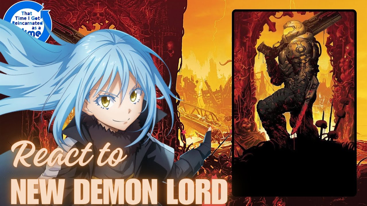 Rimuru Tempest react to doom slayer | slime | Gacha life - YouTube