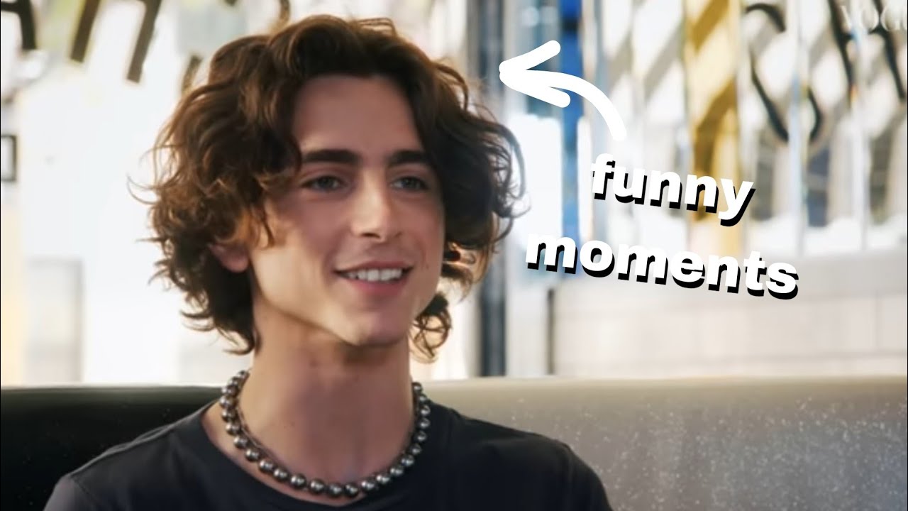 Funny moments with Timothée Chalamet: "What is Means To Make British ...